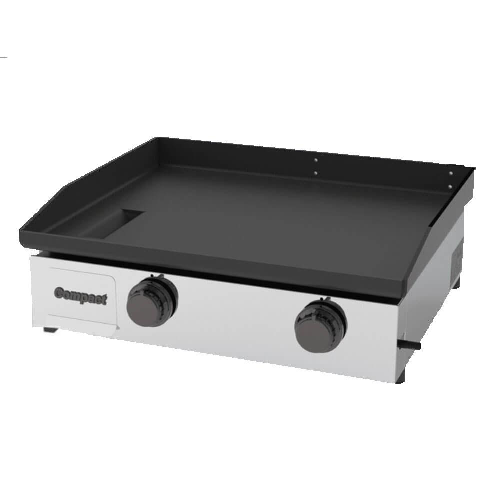 Chapa Bifeteira Profissional a Gás 60cm com 6,35 mm de Espessura ...