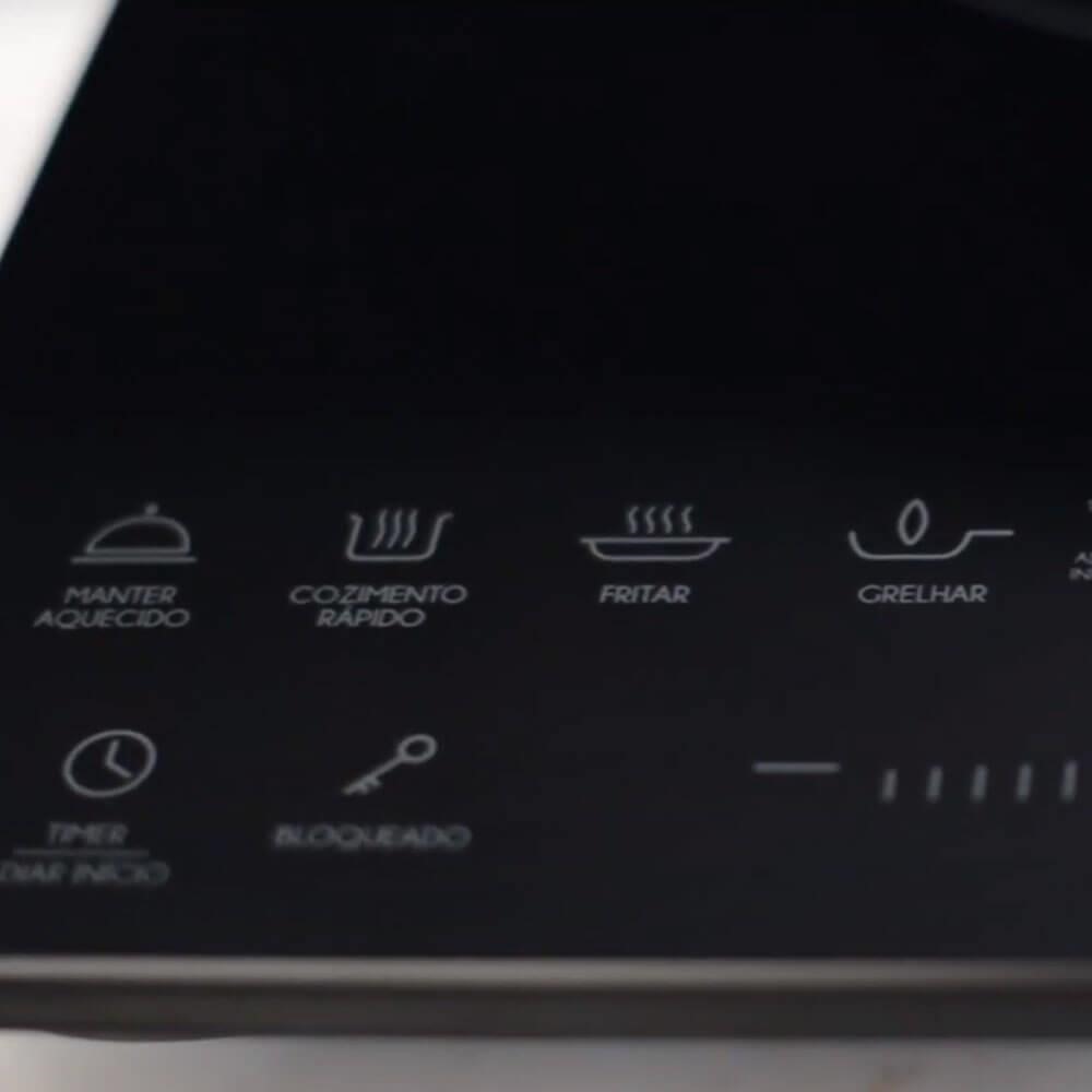 Cooktop Portátil por Indução Tramontina Slim Touch EI 30 com 1 Área de ...