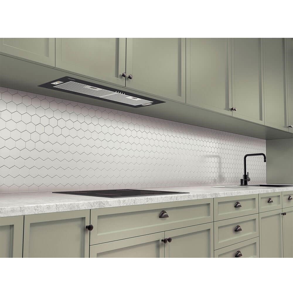 Coifa de Embutir Tramontina Incasso Aço Inox Black Steel Retangular Rev ...