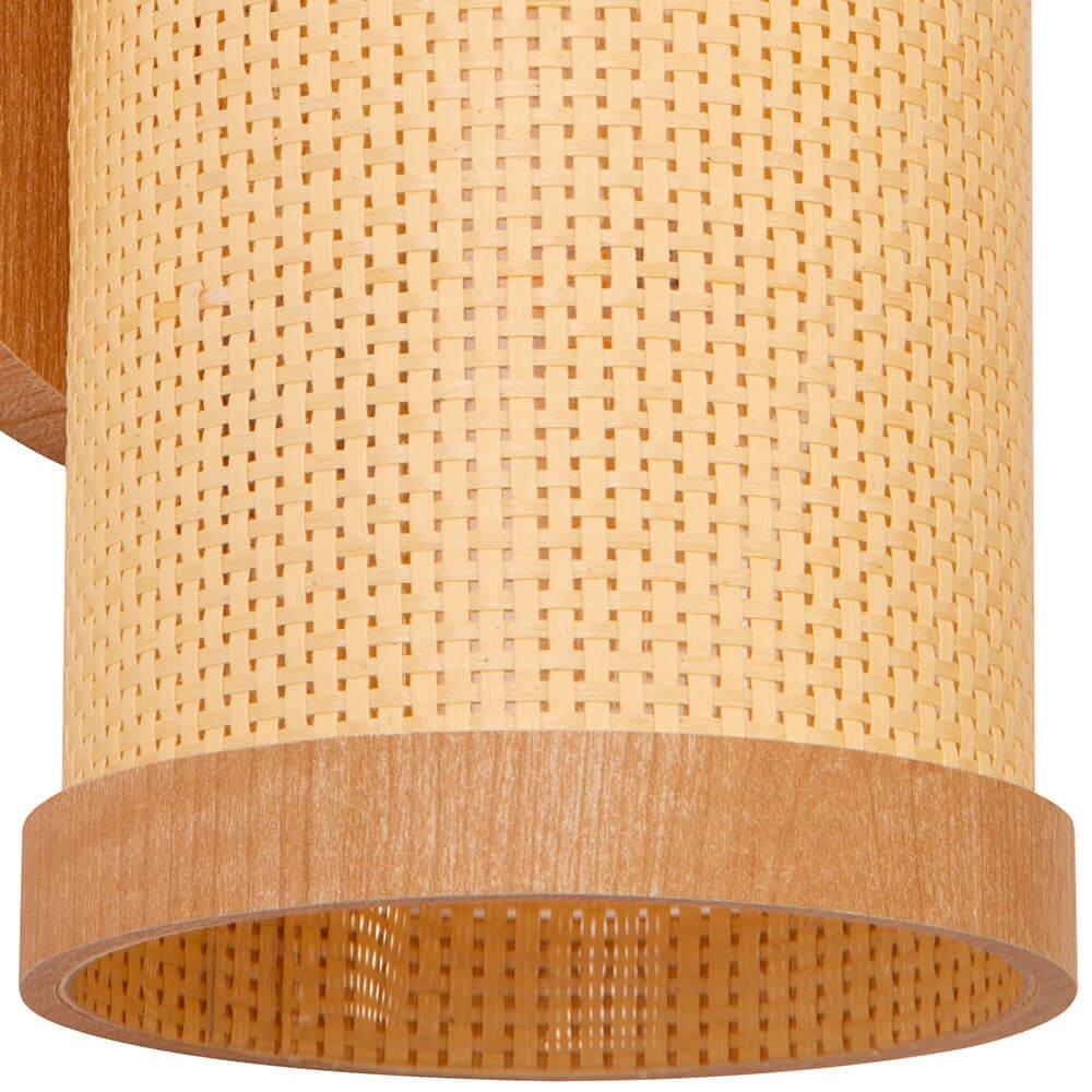 Arandela Muller Straw Duo Palha Natural G9 Led 2512NA - CASA ATIVA LTDA