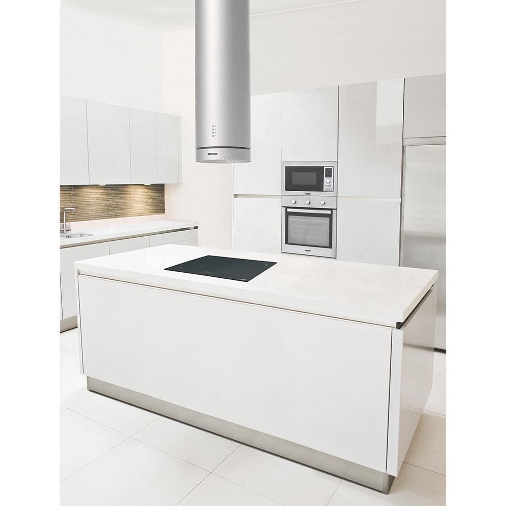 Coifa de Ilha Tramontina Tube Isla Redonda em Aço Inox 35 cm 220 V ...